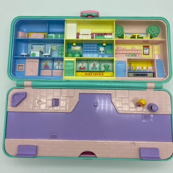 Blue Bird | Toys | Vintage 989 Polly Pocket High St Money Box Playset ...